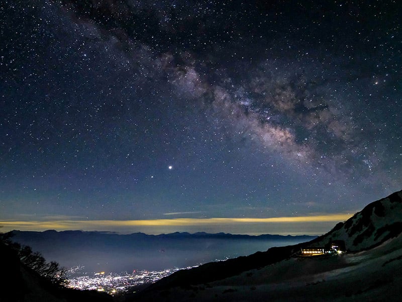 A Starry Night Sky on the Roof of Japan | Go! NAGANO Official Travel ...